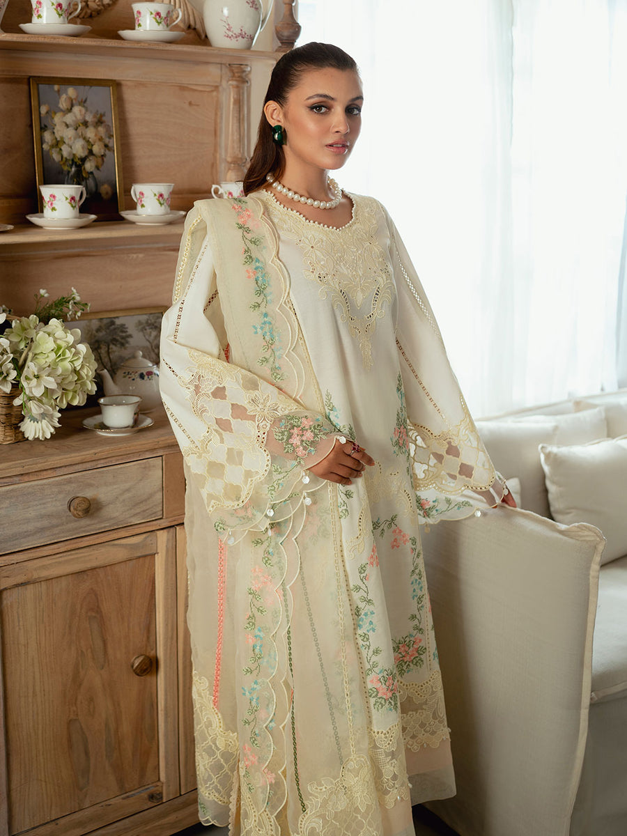 BELLA | 3PC UNSTITCHED– Faiza Faisal