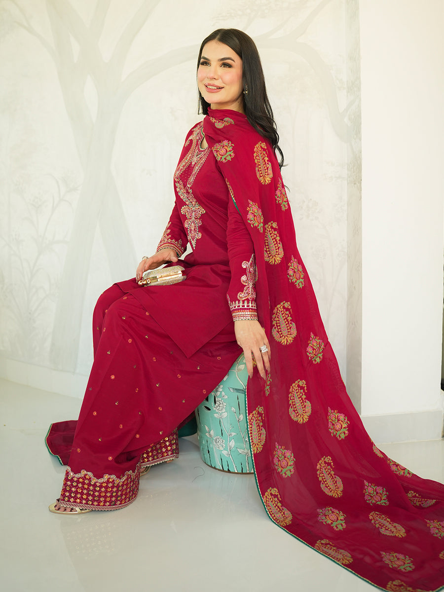 JINAN | 3 PC STITCHED– Faiza Faisal